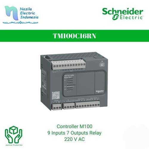 Jual Schneider TM100C16RN Controller M100 9 Inputs 7 Output Relay ...