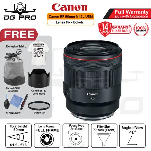 Jual Canon RF 50mm f1.2L USM Lens Fix Bokeh 50 mm f1.2 L USM Original - Jakarta Pusat - DG PRO ...