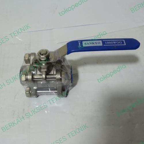 Jual ball valve sankyo 1 1/4 inch 3pc/ stop kran sankyo 1 1/4 inch ...