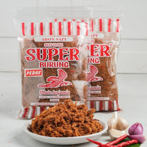 Promo Abon Sapi Super cap Burung Elang 250 gr - Pedas - Kab. Boyolali ...