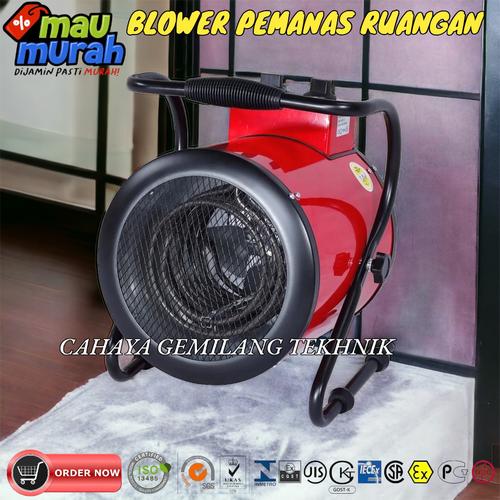 Jual Blower Kipas Pemanas kandang Mesin Blower Pemanas Ruangan 5KW 380V ...