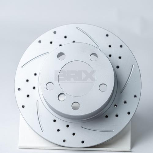 Jual BRIX Brake Disc Piringan Rem Belakang BMW E60 523i Rotor ...