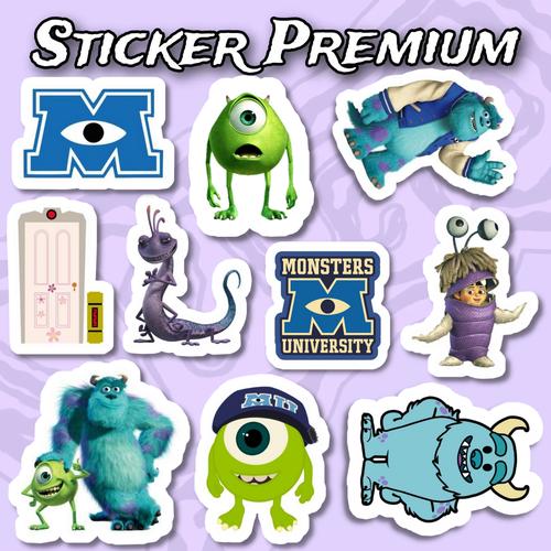 Jual Sticker Monster Inc pack isi 10 pcs premium waterproof - Kota ...