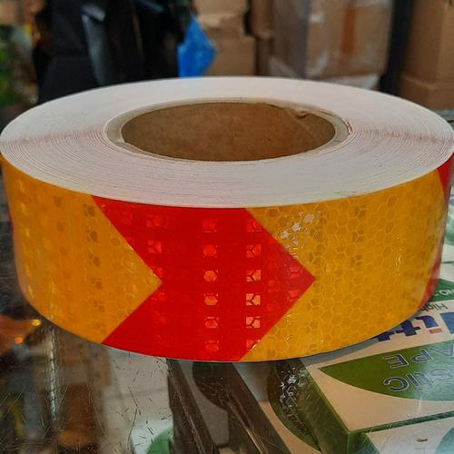 Jual Sticker Reflective Police line Arrow/Scotlite-Scotlight Panah ...