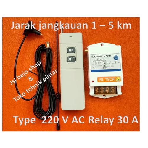 Jual REMOTE CONTROL SWITCH JARAK JAUH 1KM SAMPAI 5KM INDUSTRI 220 V ...