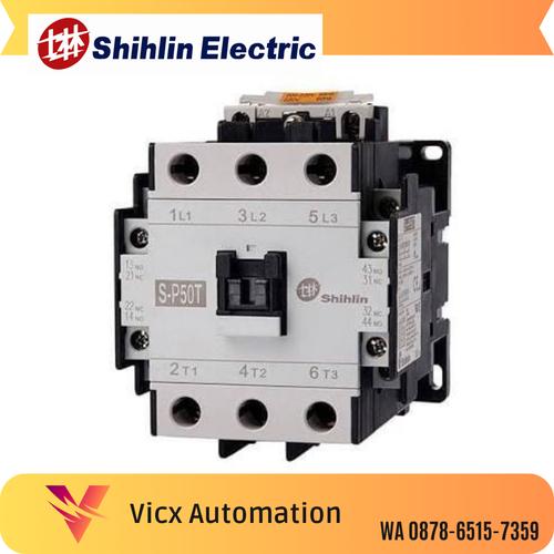 Jual Contactor / Kontaktor Shihlin S-P50T 3P 2NO+2NC AC 110V/220V/380V - 380V - Jakarta Barat ...