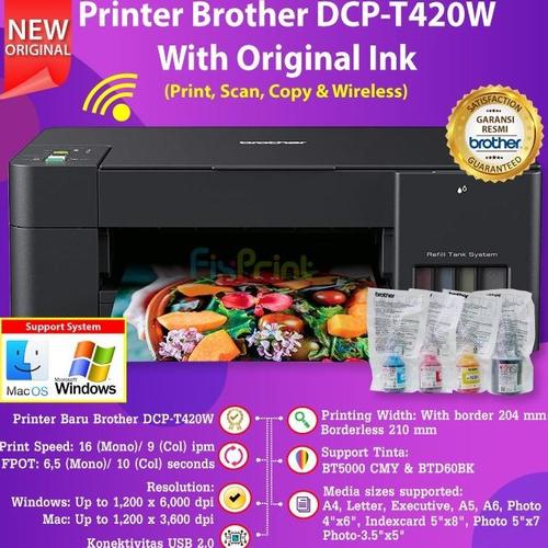 Jual Printer Brother DCP-T420W DCP T420W Refill Ink Tank Wireless ...