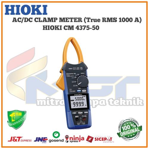 Jual Digital Tang Ampere AC/DC Clamp Meter Hioki CM4375-50 True RMS 1000 A - Jakarta Barat ...