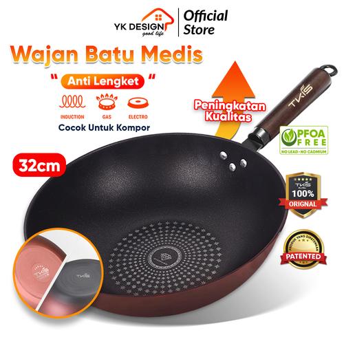 Jual TKIS BY YK DESIGN TK-826 Wajan Penggorengan Antilengket Bahan Batu Med - Kota Tangerang ...