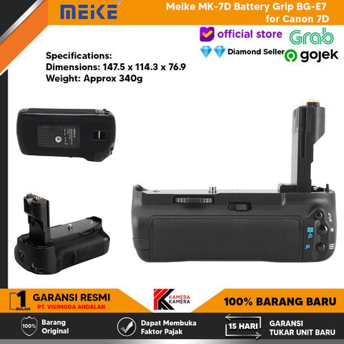 Promo Meike MK-7D Battery Grip BG-E7 for Canon 7D Cicil 0% 3x - Jakarta ...