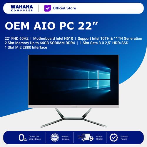 Promo OEM AIO PC 22" Cicil 0% 3x - Jakarta Pusat - Wahana Komputer ...