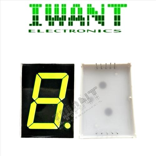 Jual 7 SEGMENT 1.2 INCH ANODA HIJAU YELLOW GREEN SEVEN SEGMENT 1.2 ...