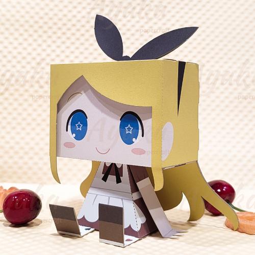 Jual DIY Papercraft Alice Figure/Graphig/Dekorasi/Kerajinan Kertas ...