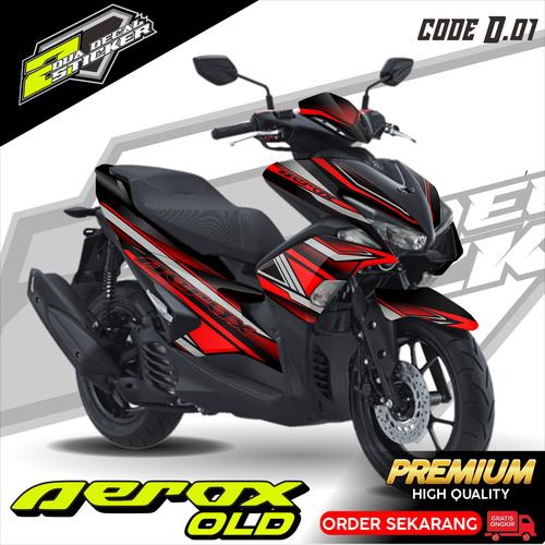Jual sticker Decal motor Aerox 155 Old Full Body kode DS D 01 - Merah ...