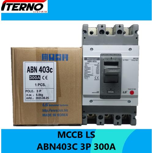 Jual MCCB ABN403C 3P 300A LS Metasol ABN 403C - Kota Tangerang - ITERNO LISTRIK | Tokopedia