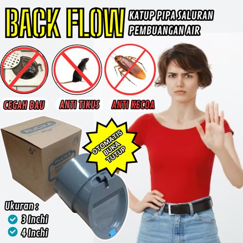 Jual katup buka tutup Anti kecoa Saluran Got Pembuangan Air Otomatis ...