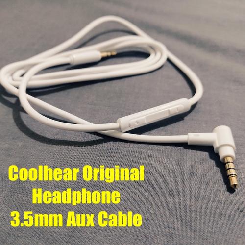 Jual HiFi Premium 3.5mm Aux Audio Cable With Mic Volume Control - Kab ...