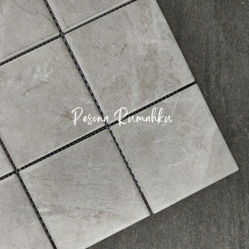Jual Mosaic Dinding Rumah Grey Merk SinGres Type Concrete Square (M ...