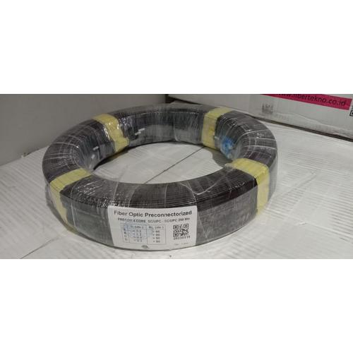 Promo Kabel Fiber Optik / FO Precon Fibertekno FTTH 4 core 250 meter sc ...