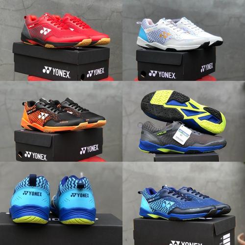 Jual sepatu badminton power cuishion original premium - hitam kuning ...