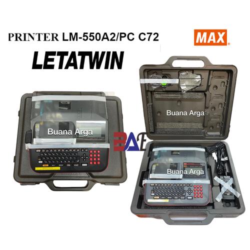 Promo Printer Pita MAX Letatwin LM-550A2/PC C72 untuk Cable Marker Tube ...