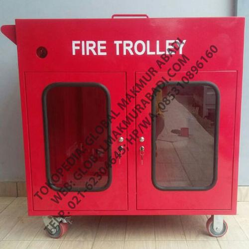 Jual FIRE TROLLEY BOX APAR SAFETY ANGKUT DORONG 100X90X60CM TEBAL 1,2MM ...