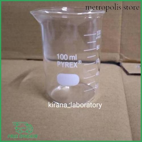 Jual Beaker Glass - Gelas Kimia 100ml Pyrex Class A - Alat laboratorium ...