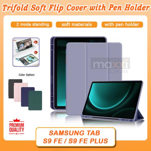Jual Samsung Galaxy Tab S9 FE Plus X616B Flipcase Softcase Case Pen ...