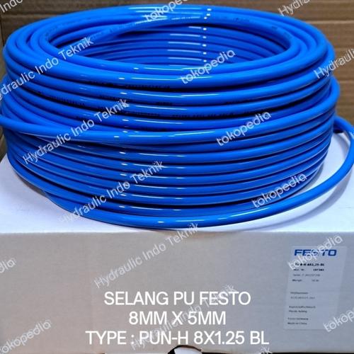 Jual Selang Pu 8mm FESTO PUN-H 8X1.25 BL - Jakarta Barat - Hydraulic Indo Teknik | Tokopedia