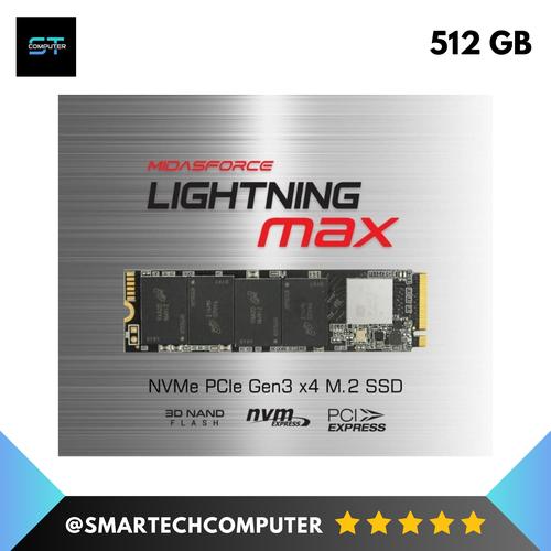 Jual SSD MIDASFORCE 512GB M2 2280 NVME Lightning Max PCIe Gen3 x4 M.2 MIDAS - Kota Bandung ...