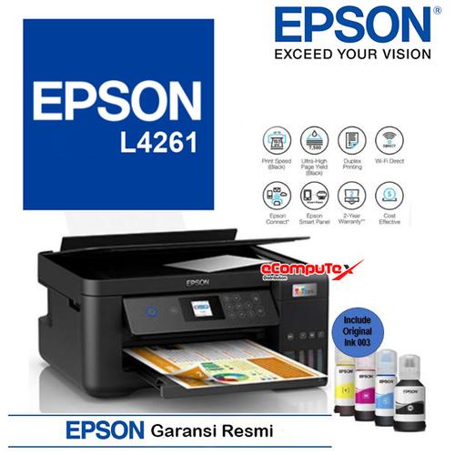 Jual Epson Printer EcoTank L4261 A4 Wi-Fi Duplex All-in-One L 4261 ...