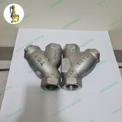 Jual Y STRAINER KITZ 1 1/4" INCH DN15 20K STAINLESS STEEL SS304 DRAT S13A - Jakarta Barat ...