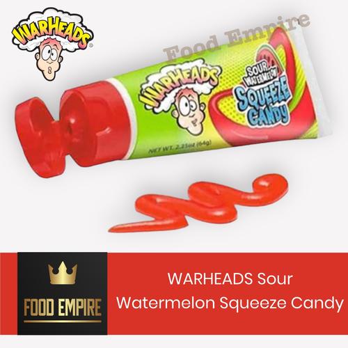 Jual WARHEADS Sour Watermelon Squeeze Tube Candy | 2,25 oz ( 64 gr ...