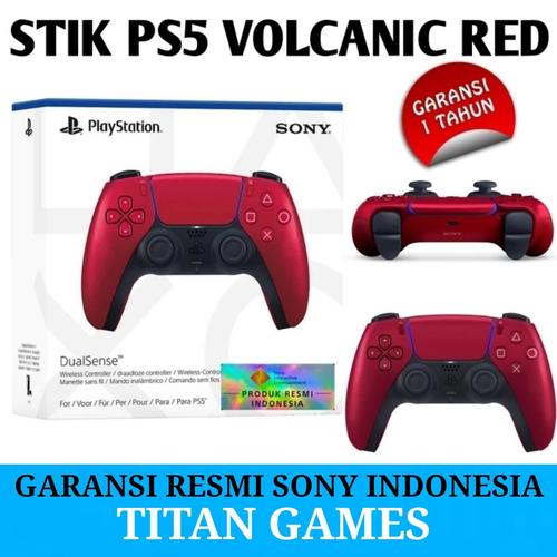 Jual Stik PS5 Dualsense Original Sony Wireless Stik PS5 Volcanic Red ...