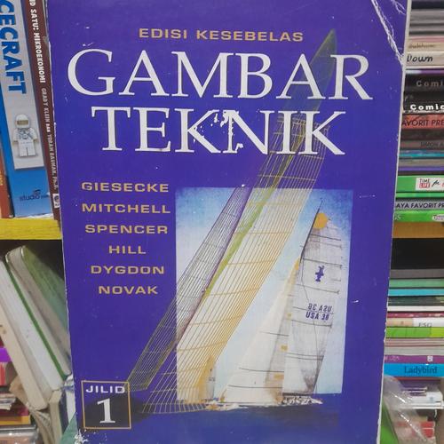 Jual GAMBAR TEKNIK EDISI KESEBELAS JILID 1 - GIESECKE, DKK - Kota Depok ...