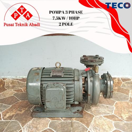 Jual POMPA MONOBLOCK CENTRIFUGAL TECO - 7,5KW / 10HP / 3 PHASE / 2 POLE ...