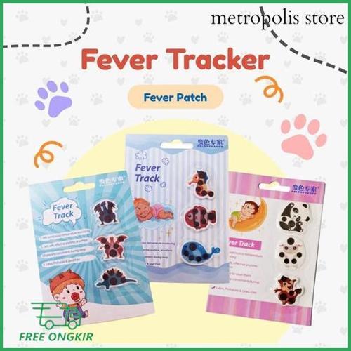 Jual Fever Track Sticker Thermometer termometer stiker - per 1 sticker ...