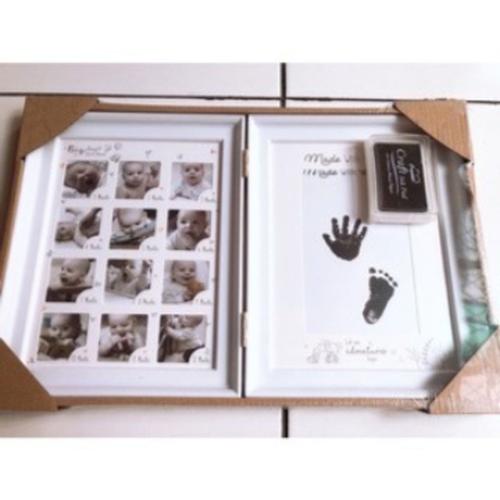 Jual Bingkai Buku Ink Bingkai Buku Frame Baby Hand - Biru, +Bubble ...