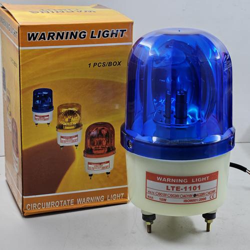 Jual LTE-1101 Rotary Lamp Warning Light 4" Biru Blue 220V Lampu Mesin ...