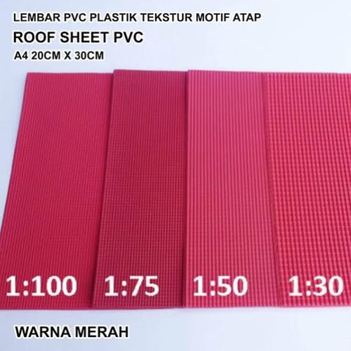 Jual ROOF PVC SHEET LEMBAR PLASTIK MOTIF TEKSTUR ATAP GENTENG MAKET ...