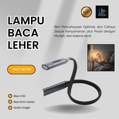 Jual Lampu Baca Mini LED Neck Reading Lamp 3 Color 1100mAh 1W - Jakarta ...