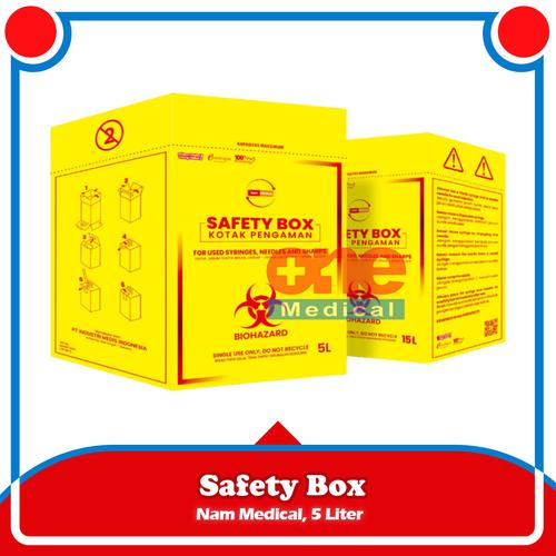 Jual Kardus Safety Box 5L | Tempat Sampah Limbah Medis 5 Liter Nam Medical - Kota Surabaya - One ...