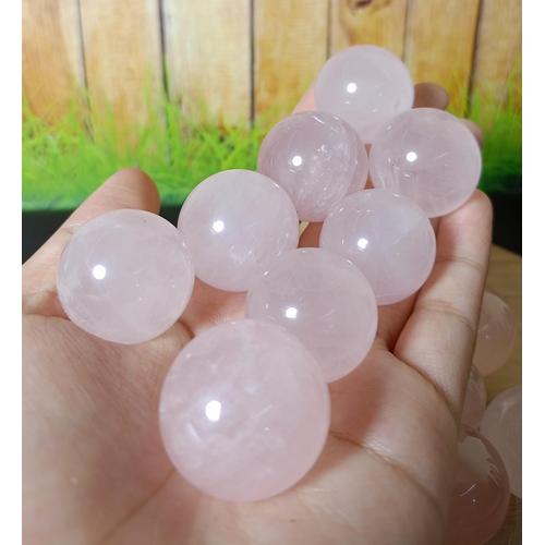 Jual Natural Rose Quartz Star Sphere 25-26 mm - Jakarta Barat - Natural ...