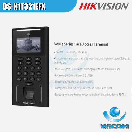 Jual Face Access Control Terminal Hikvision DS-K1T321EFX - Jakarta ...