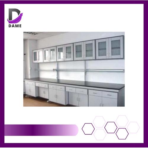 Jual Lemari Laboratorium Wall Bench with Hanging Cabinet Meja Lab - Kab ...