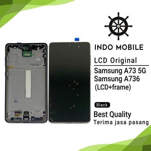 Jual LCD SAMSUNG A73 5G A736 ORIGINAL BERGARANSI - OLED+FRAME SMAL ...