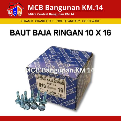 Jual BAUT BAJA RINGAN 10 X 16 MM - BOX / SEKRUP BAJA RINGAN - Kota ...