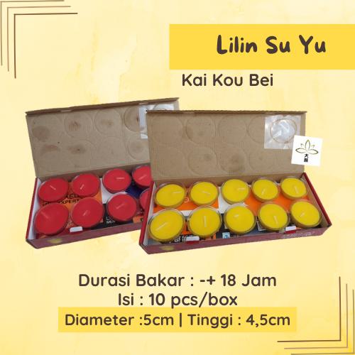 Jual Lilin/Pelita Su Yu Kai Kou Bei - Merah - Kota Batam - Toko Lotus ...