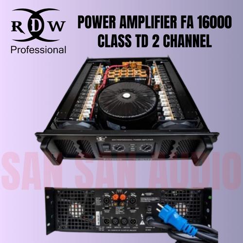 Jual POWER AMPLI/ AMPLIFIER FA 16000/ FA16000 CLASS TD 2 CHANNEL RDW ...