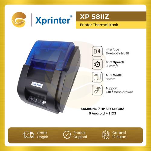 Jual XPRINTER XP58IIZ Printer Kasir Bluetooth Thermal 58MM XP-58IIZ ...